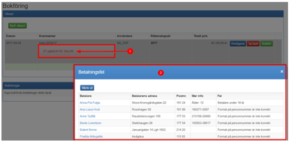 Bokföring/fakturering – SpeedAdmin guides