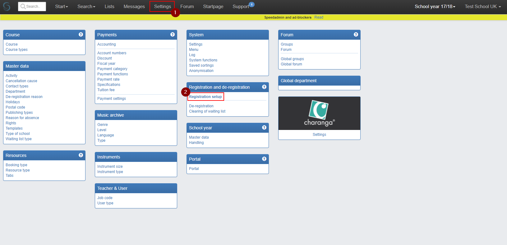 Legacy - Fields and questions in the registration/re-registration form ...
